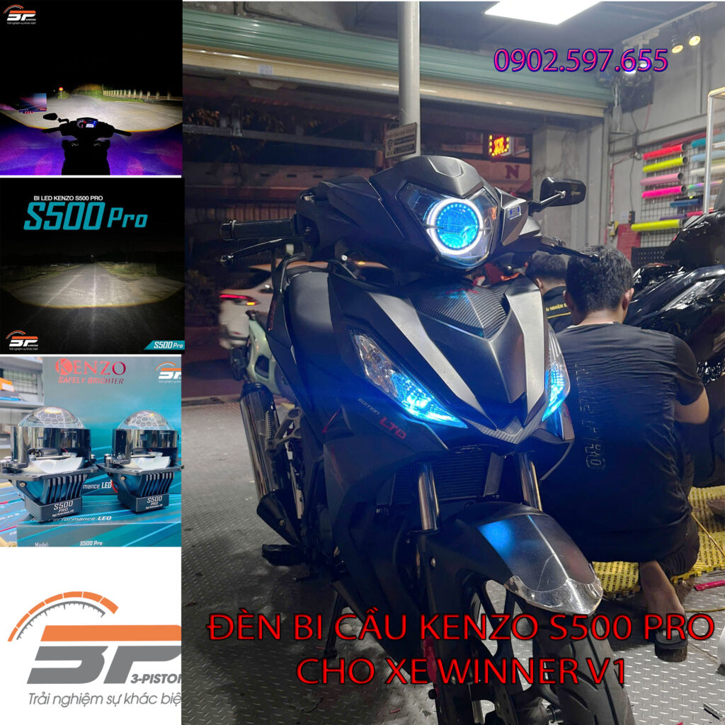 Đèn Bi Cầu S500 Pro Cho Winner Ver1 - Chuyên đèn Led bi cầu, trợ sáng