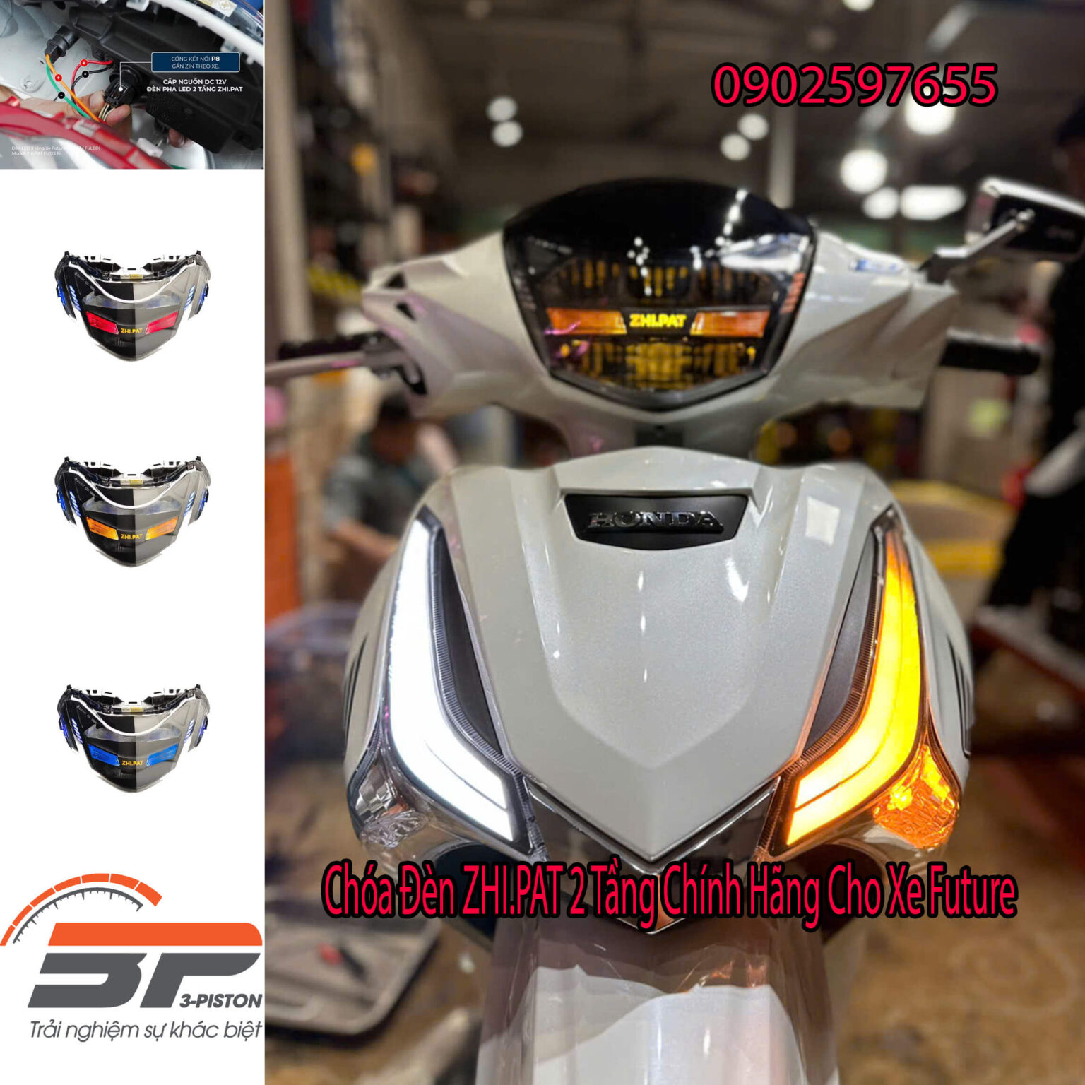 Đèn ZhiPat Xe Future - Wave 125