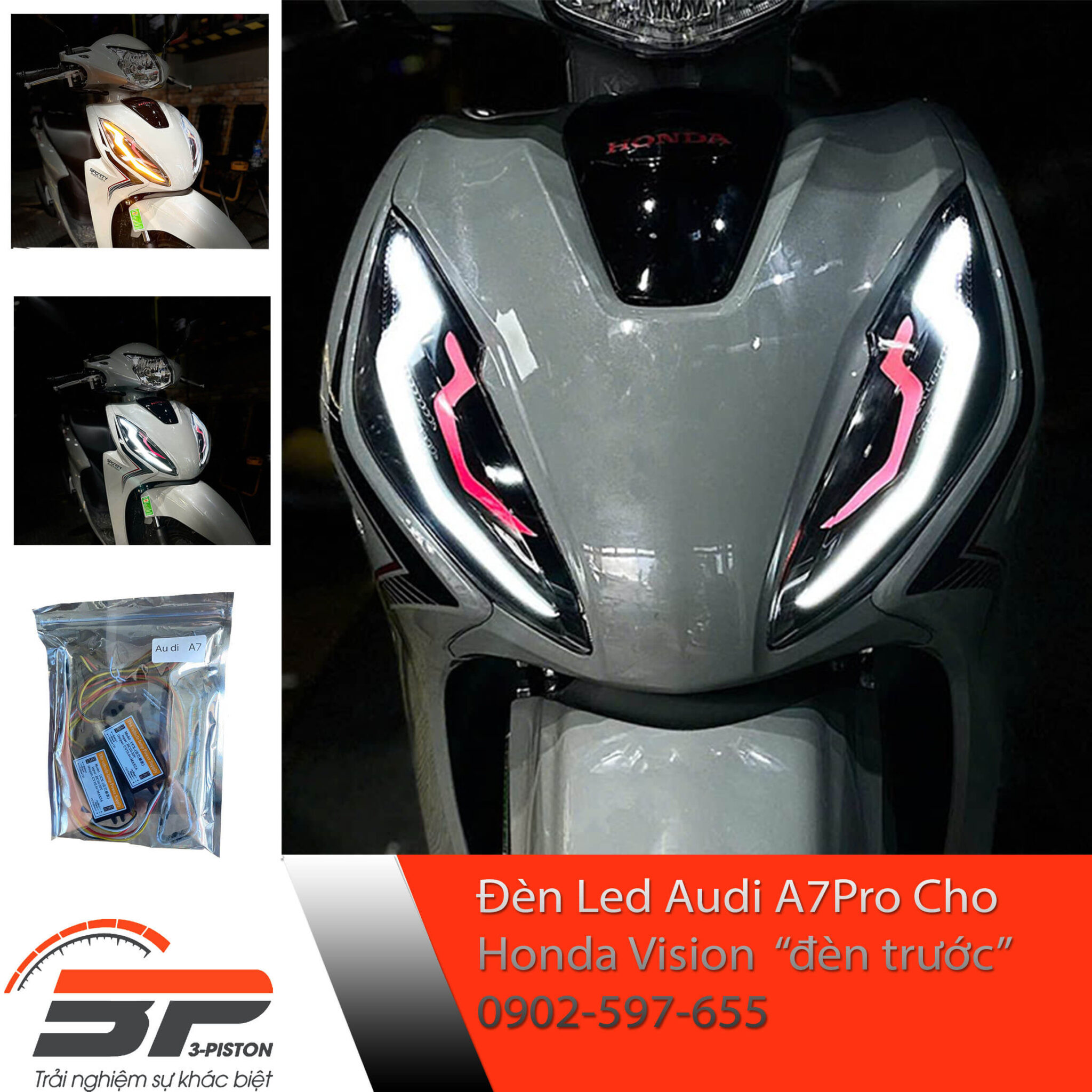 Đèn Led Audi Xe Vision - Led A7 Pro