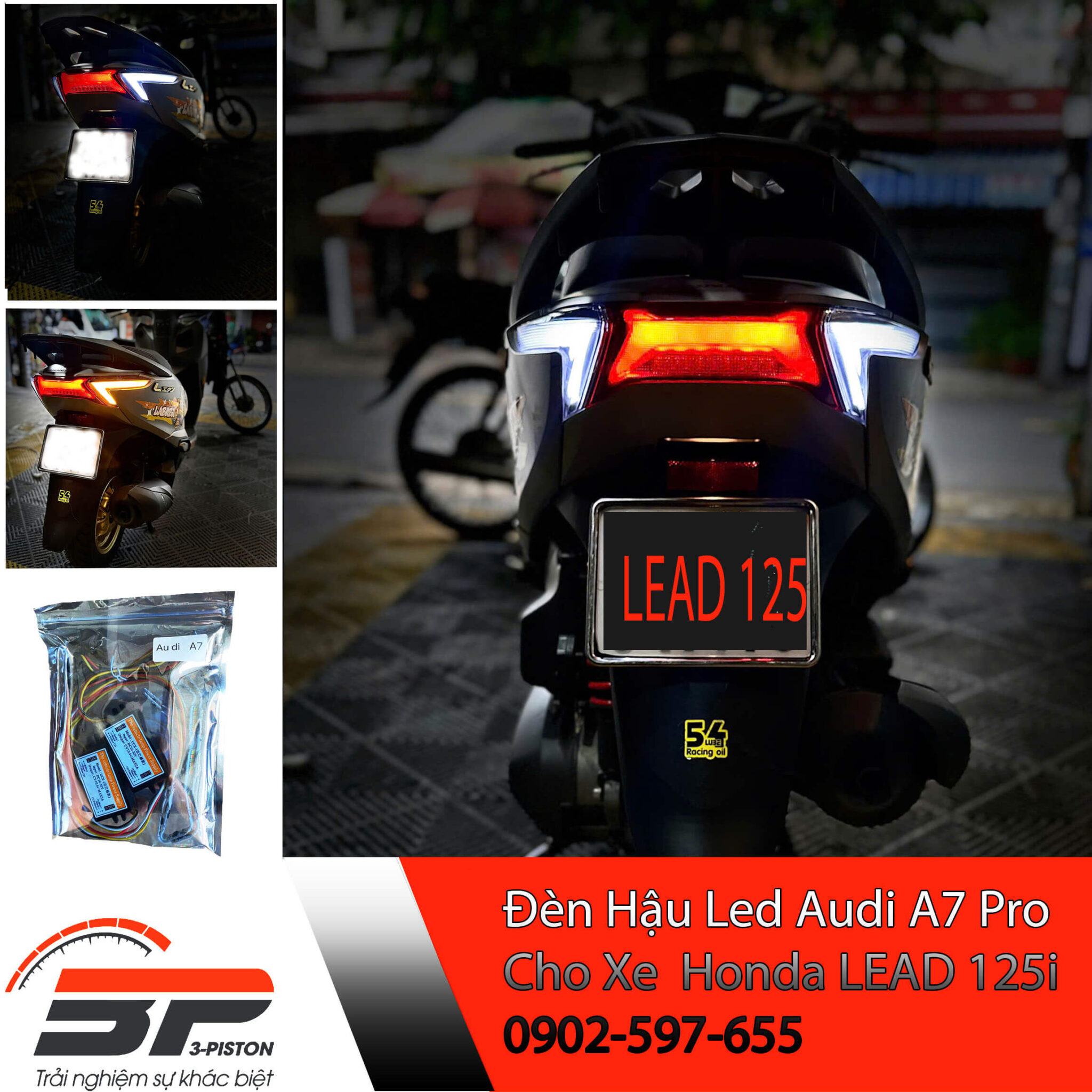 Đèn Hậu Cho Xe LEAD - Led Audi A7 Pro