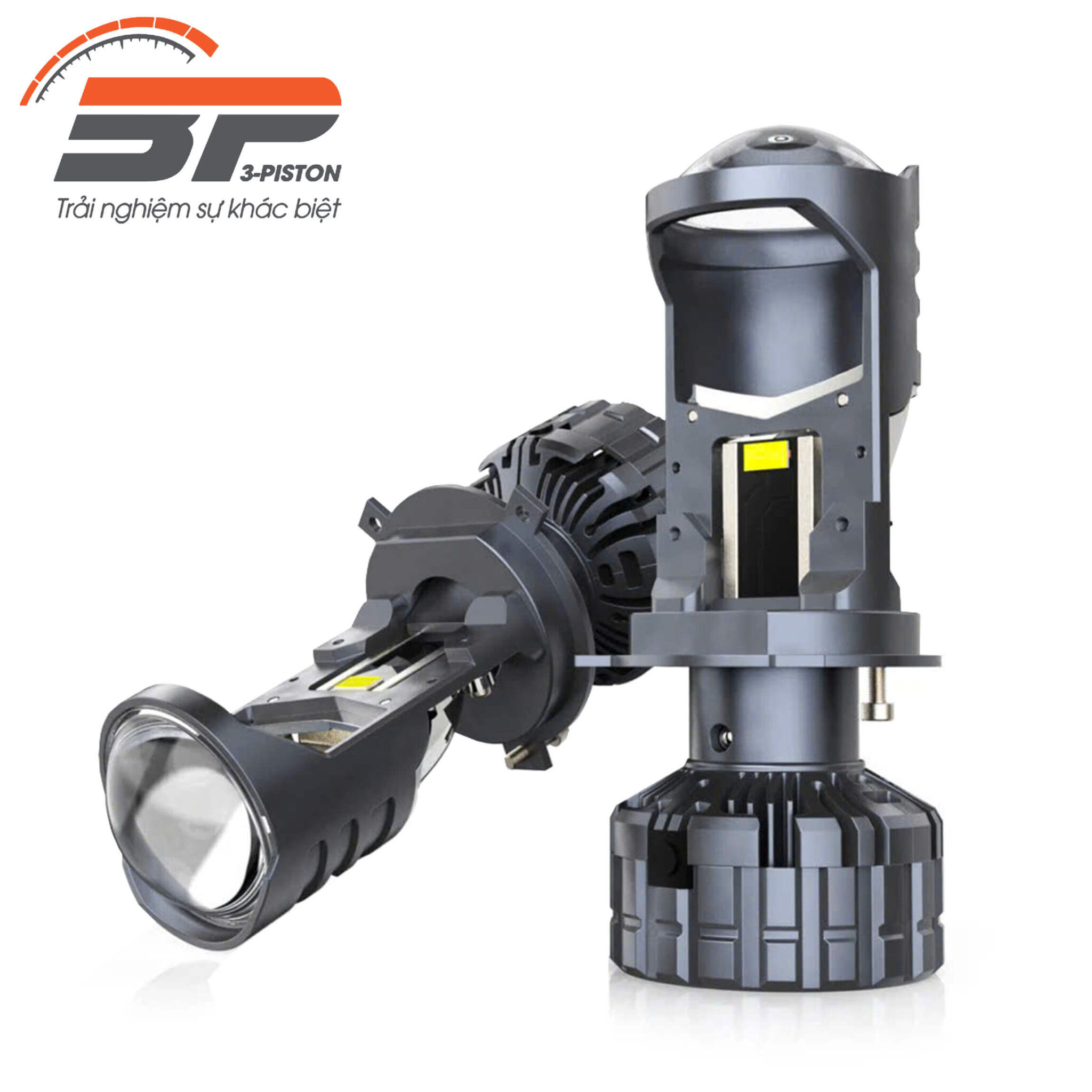 Bi Led Mini B Bulbtek - Chân H4 Thay Thế Đèn Halogen