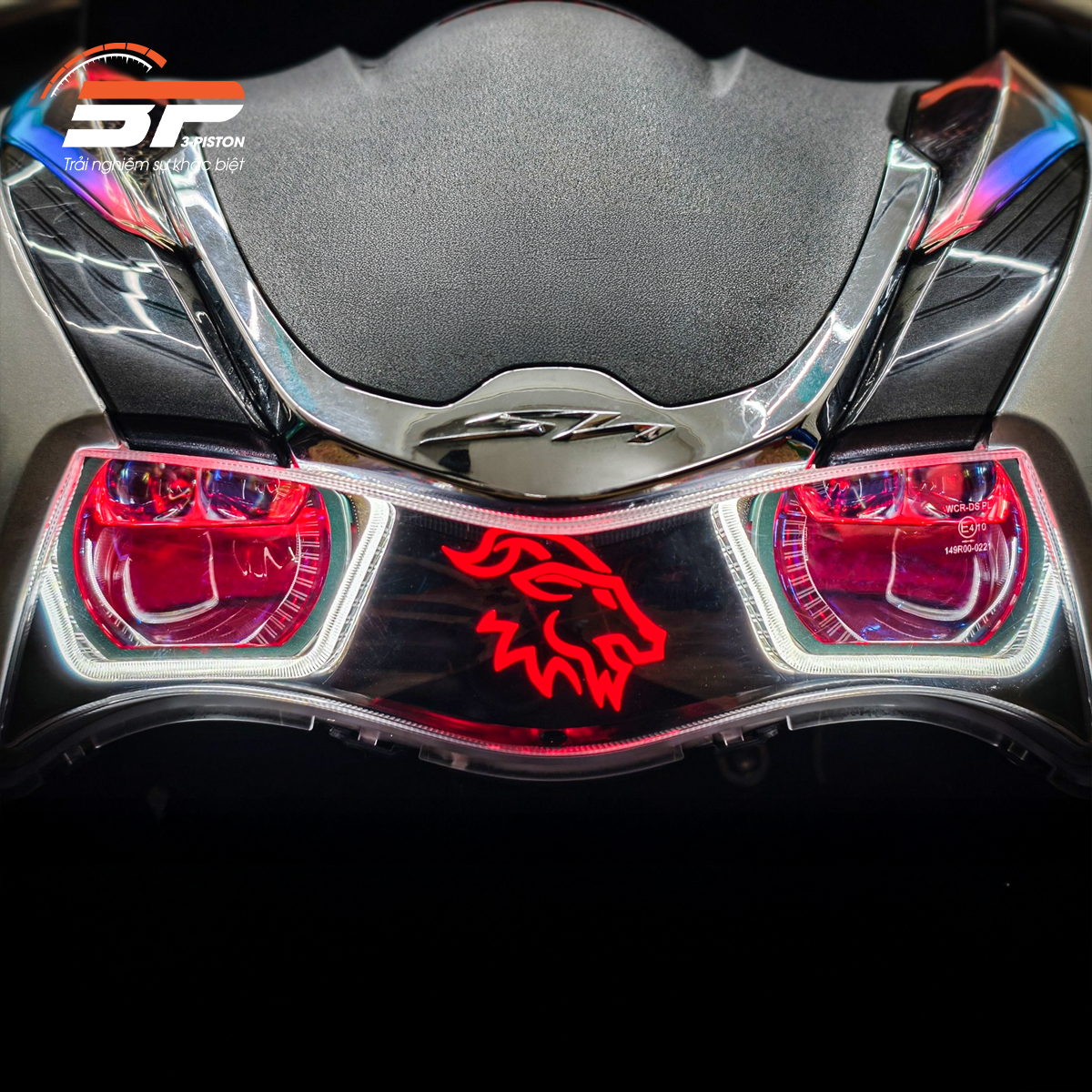 Đèn bi cầu led Titan Moto F200 Storm